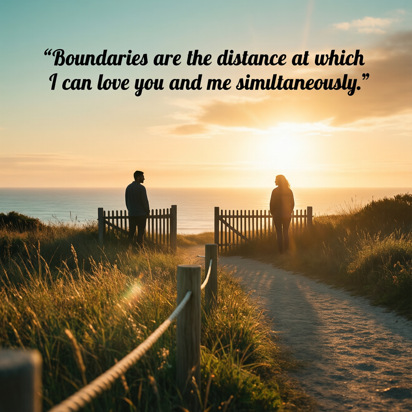 "Boundaries are the distance at which I can love you and m ...