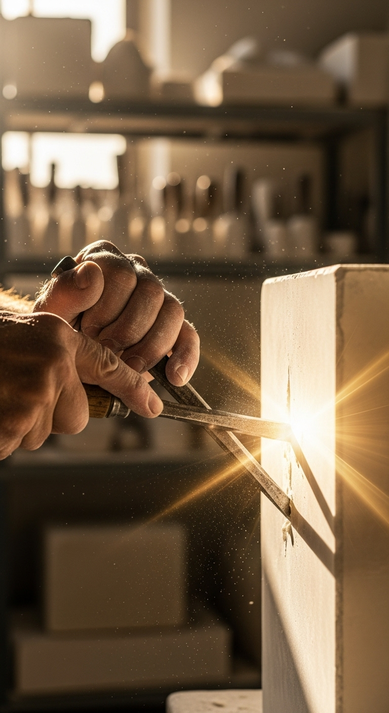 Shaping Light From Stone: Work as Craft