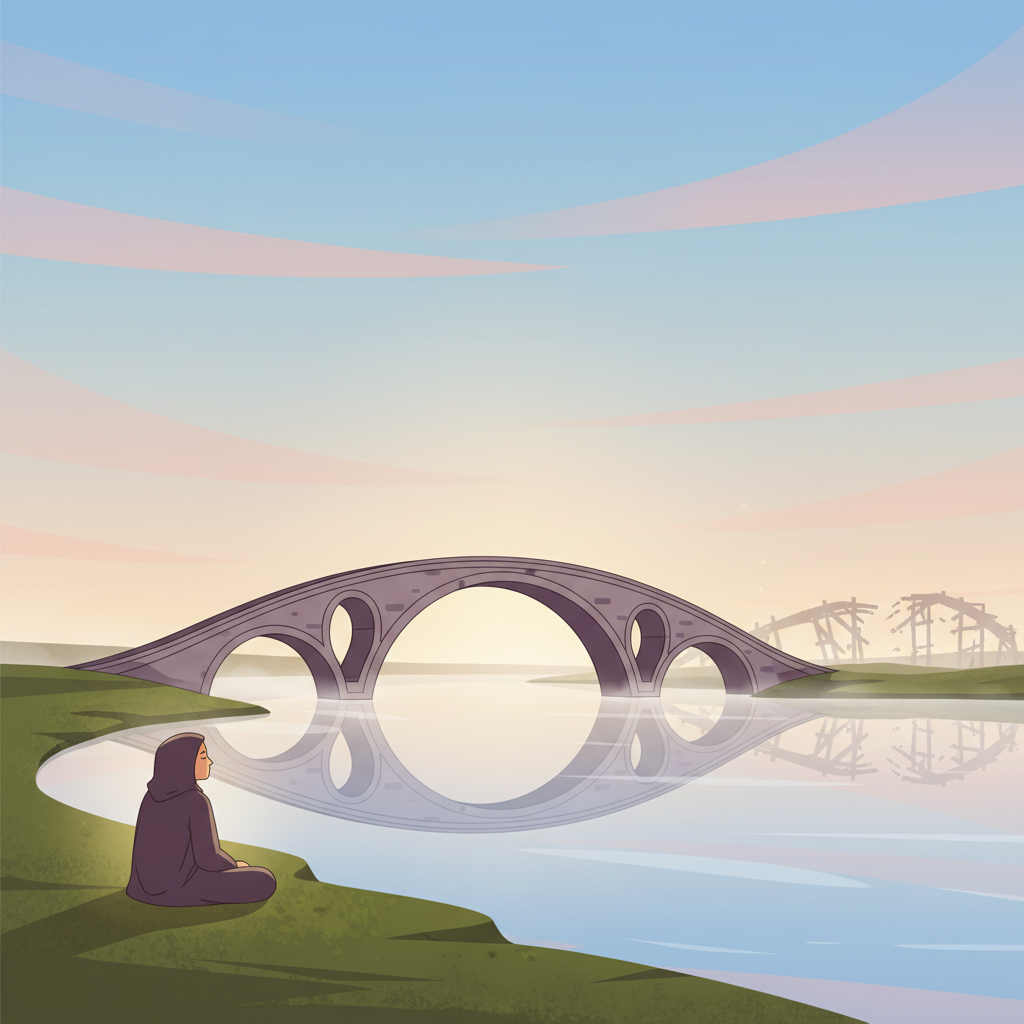 "A calm mind builds stronger bridges than a frantic hand. ..." — Seneca ...